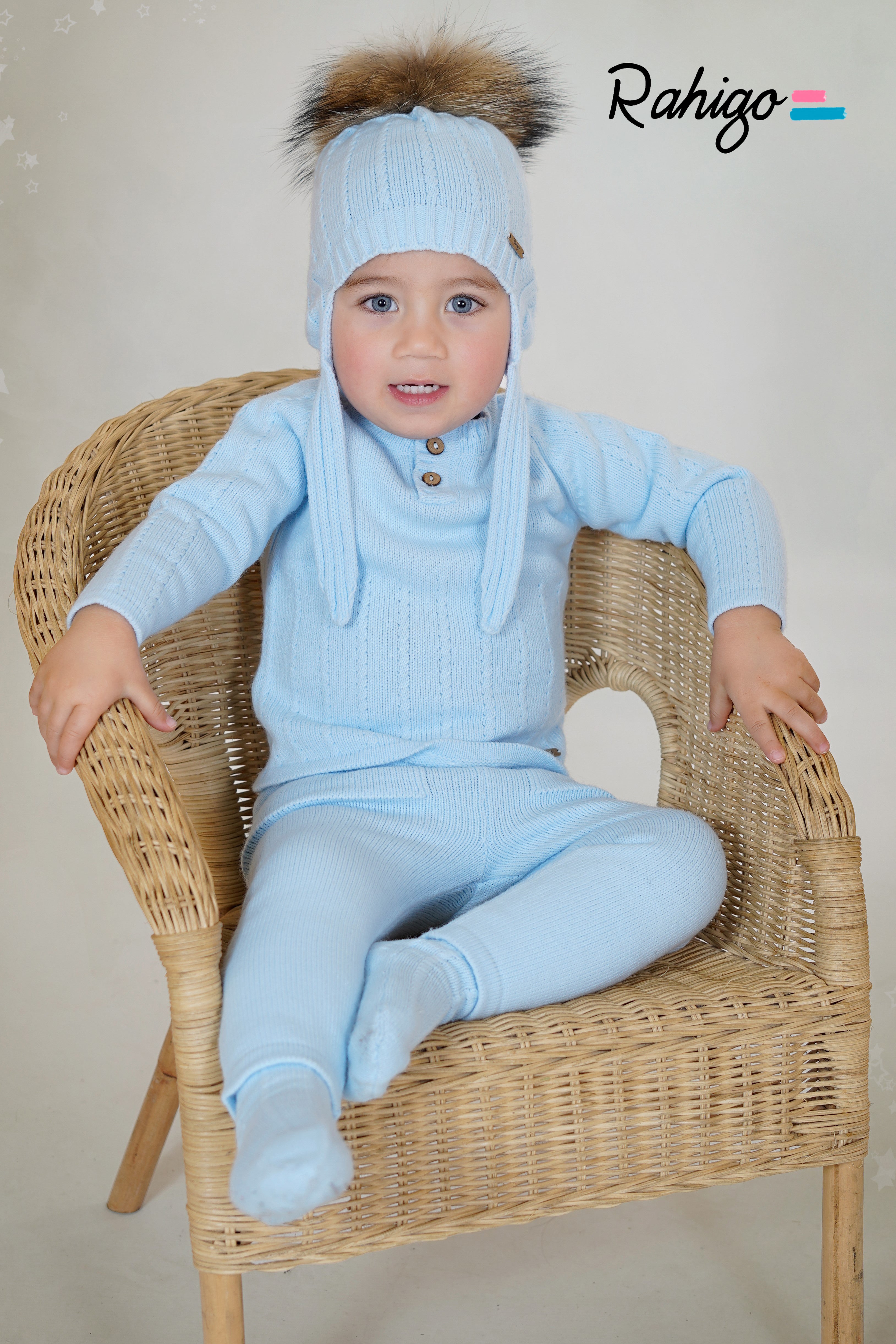 Baby Boys Rahigo Baby Blue Tracksuit AW25 - in stock – Amor Bambino ...