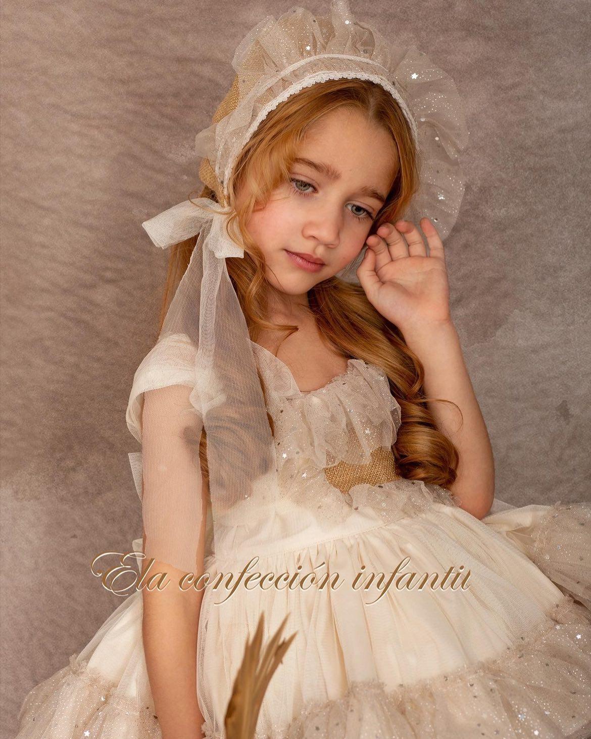 Ela Handmade Rosella Dress, Knickers & Bonnet 2years - Cream (IN STOCK ...